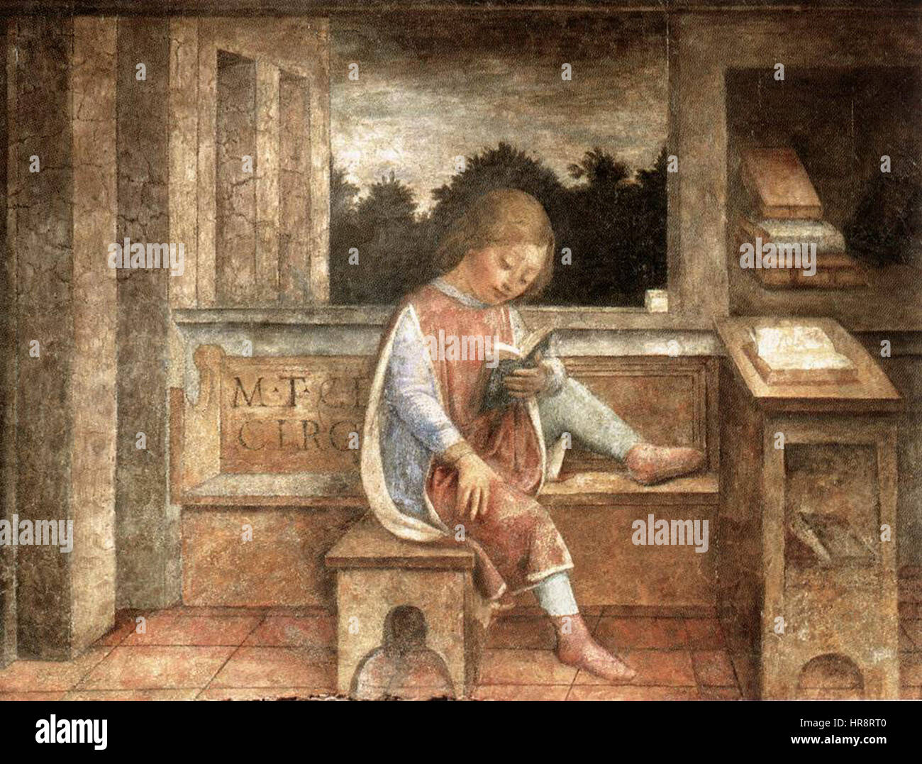 'The Young Cicero Reading' depicts a young Marcus Tullius Cicero ...