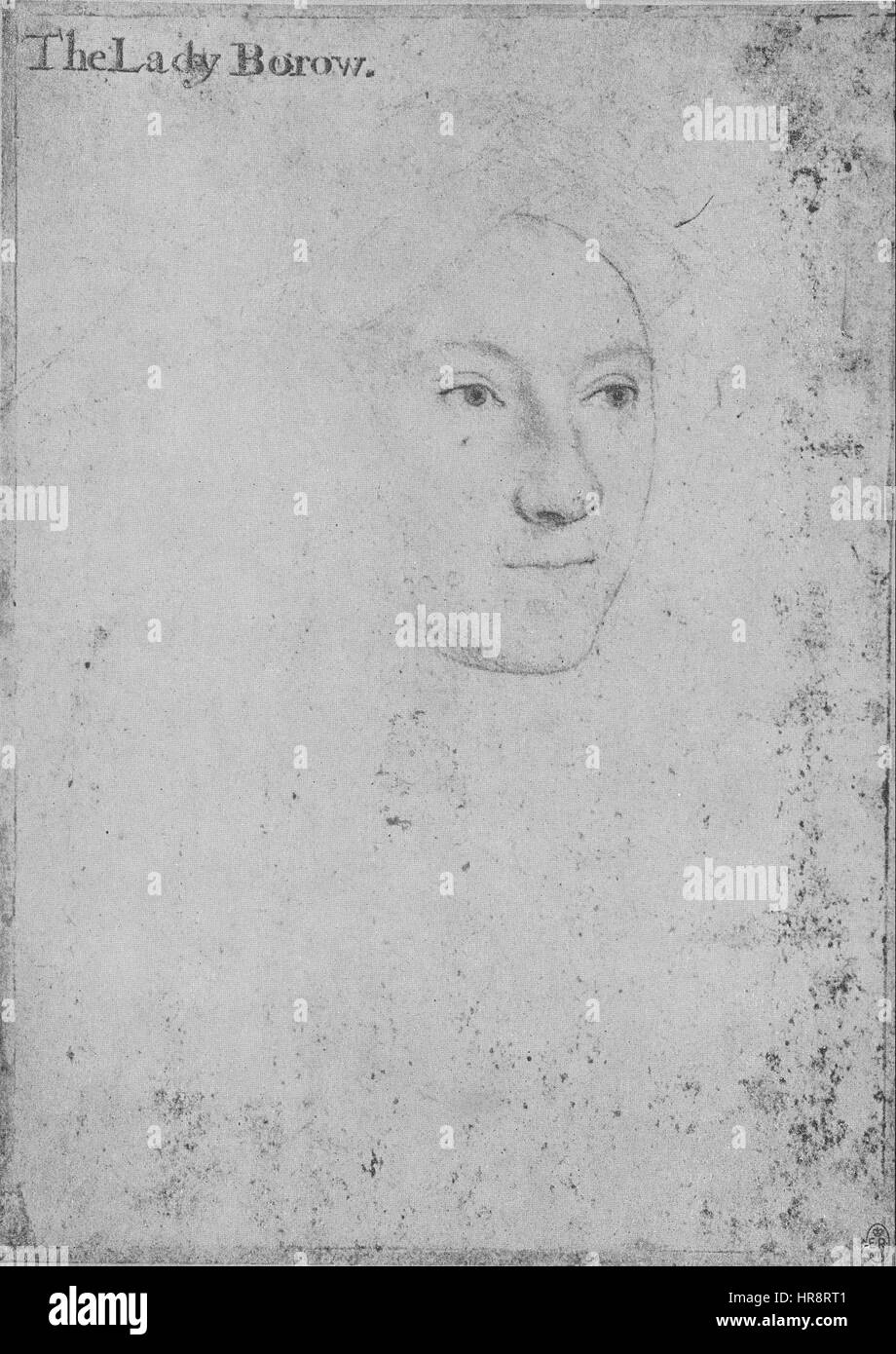 The Lady Boro, by Hans Holbein the Younger Stock Photo - Alamy