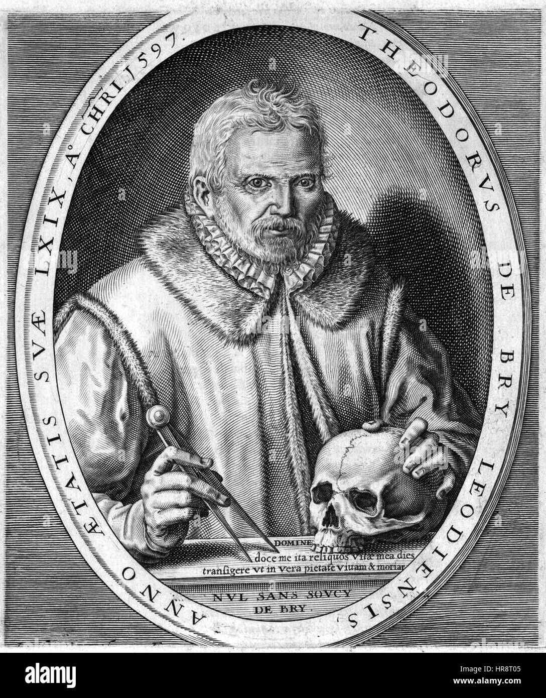 By theodor de bry Black and White Stock Photos & Images - Alamy