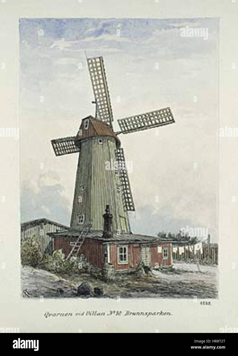 'Tuulimylly Kaivopuistossa' is a Finnish painting by Eero Järnefelt ...