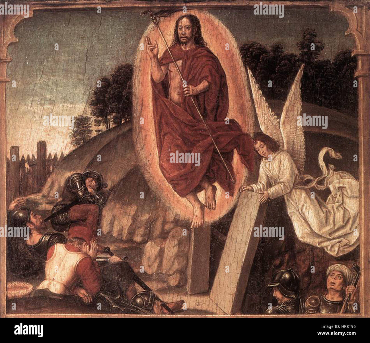 Unknown painter - Triptych with Scenes from the Life of Christ (detail) - WGA23608 Stock Photo ...