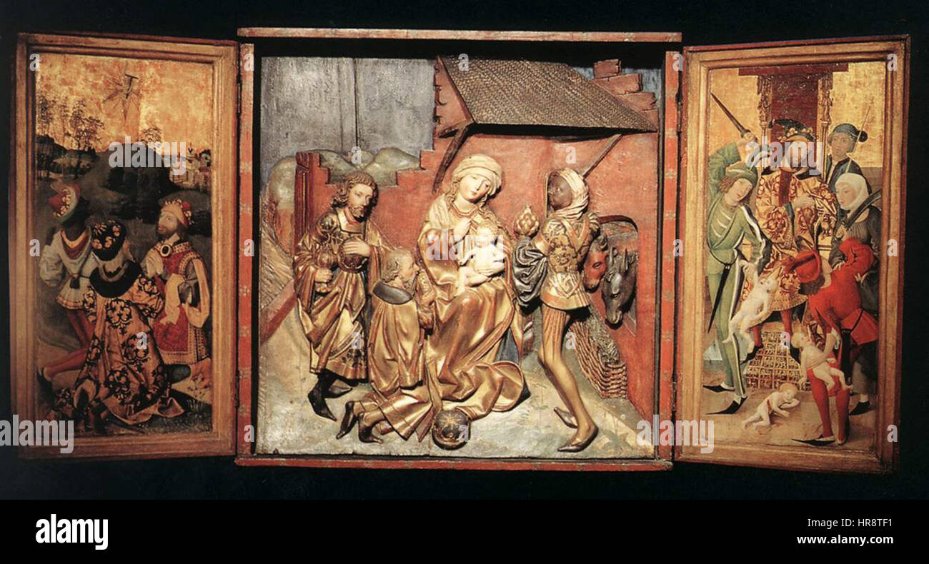 Unknown painter - Triptych - WGA23778 Stock Photo - Alamy