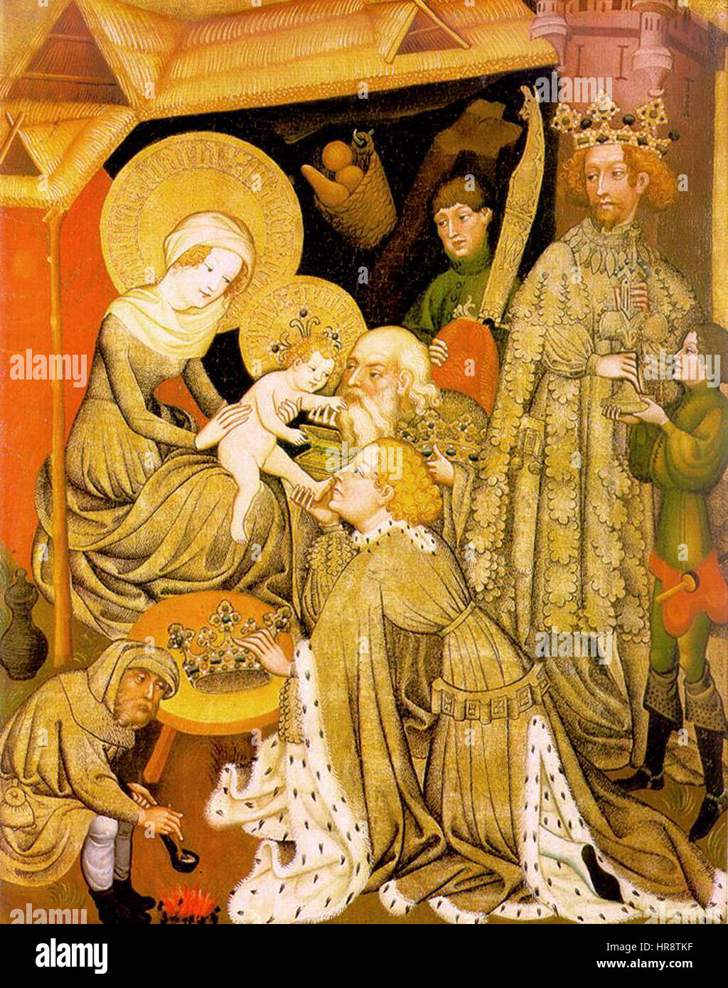 Unknown painter - The Adoration of the Magi - WGA23757 Stock Photo - Alamy