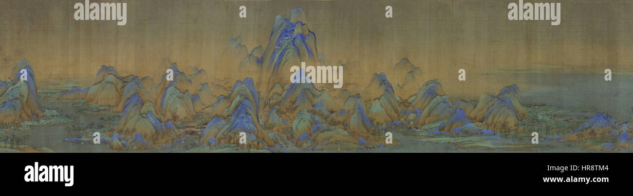 Wang Ximeng - A Thousand Li of River2 Stock Photo - Alamy