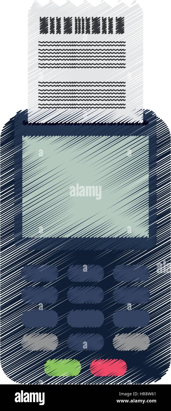 dataphone with invoice icon image Stock Vector Image & Art - Alamy