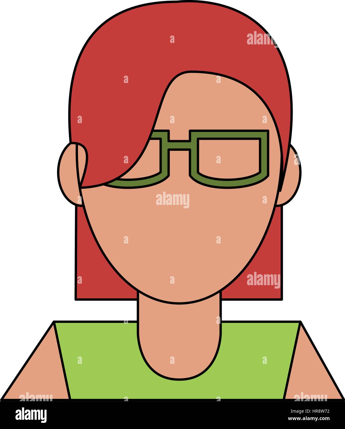 Abstract faceless woman icon image hi-res stock photography and images ...