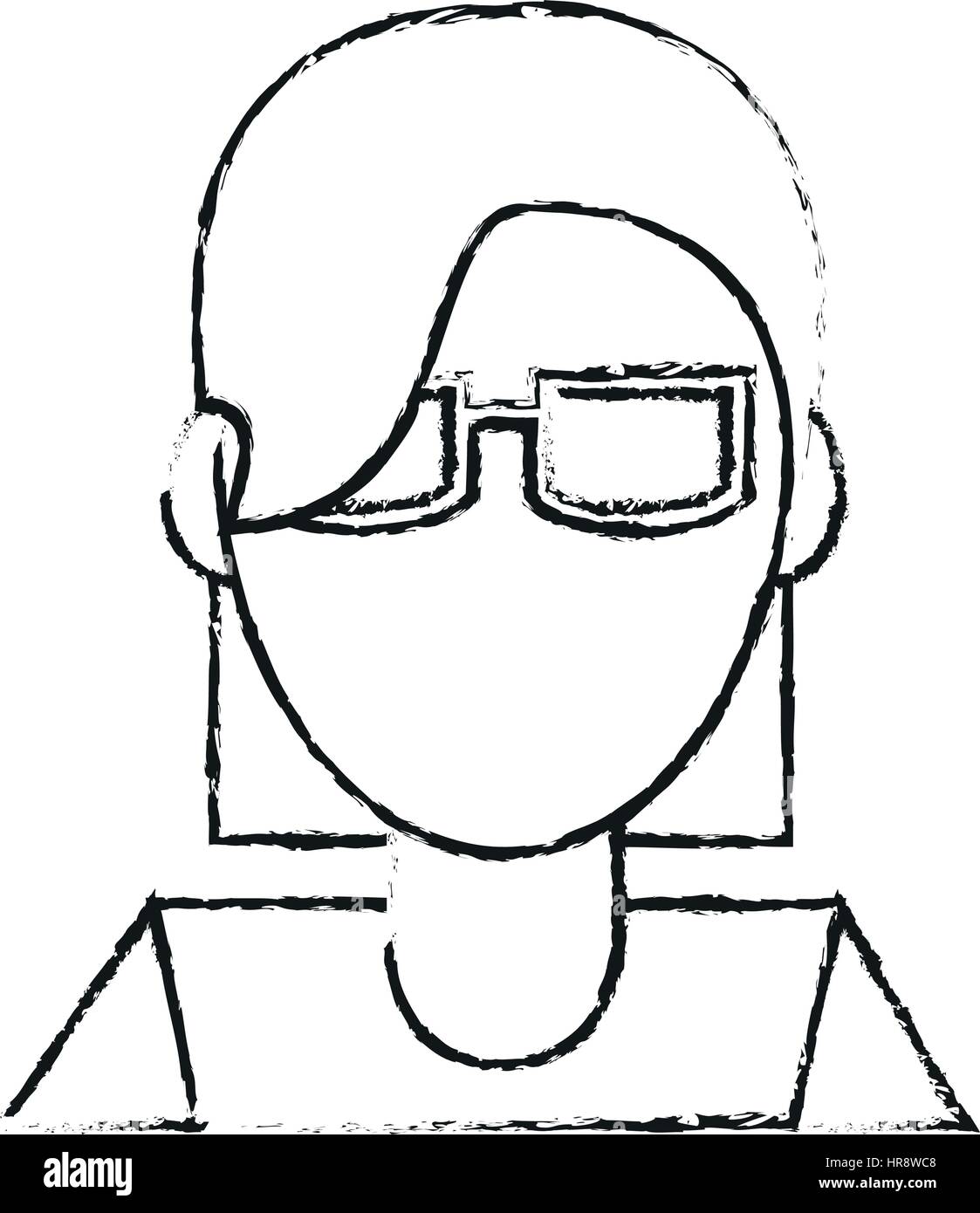 Faceless woman icon image hi-res stock photography and images - Alamy