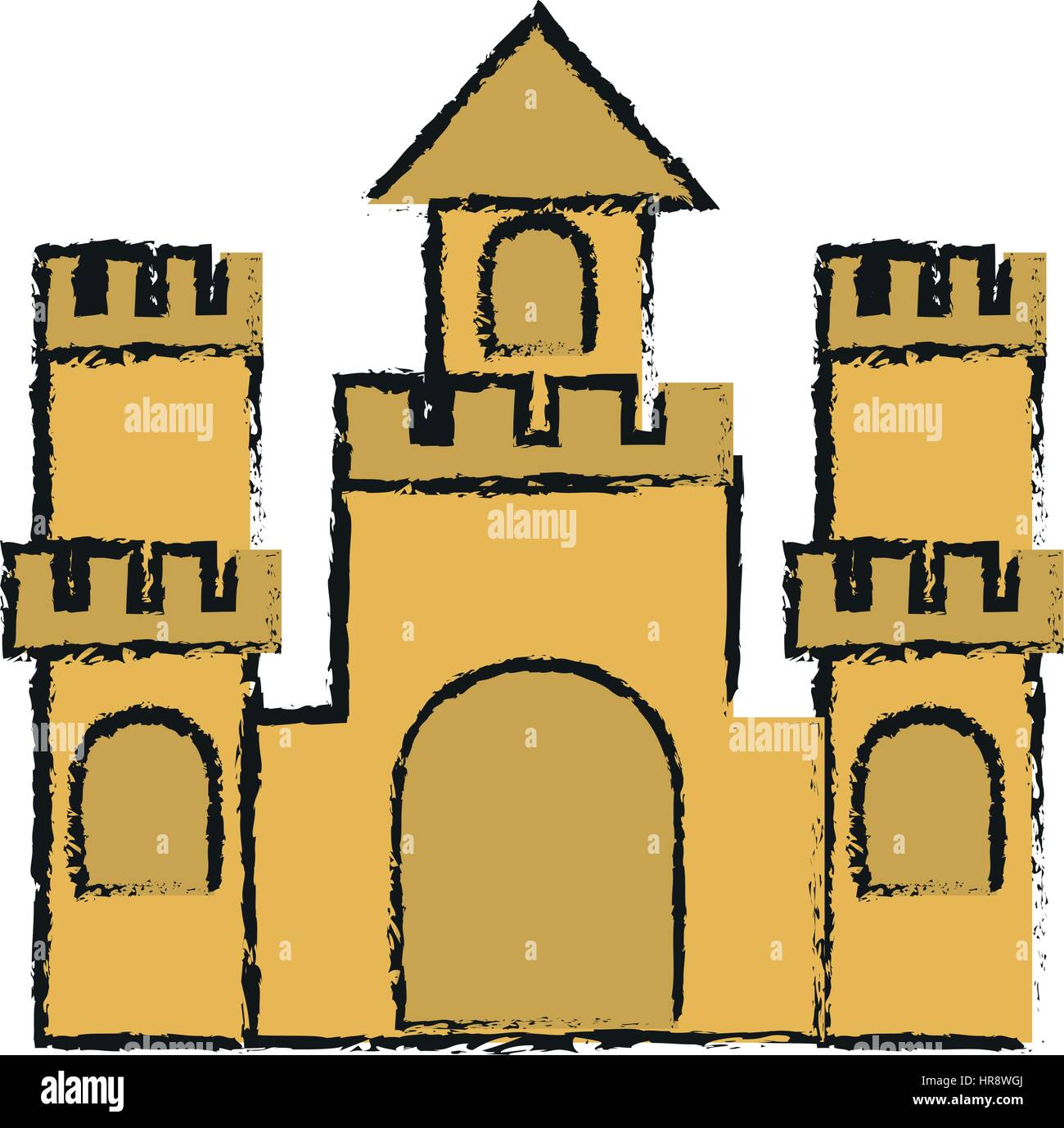 sand castle icon image Stock Vector Image & Art - Alamy