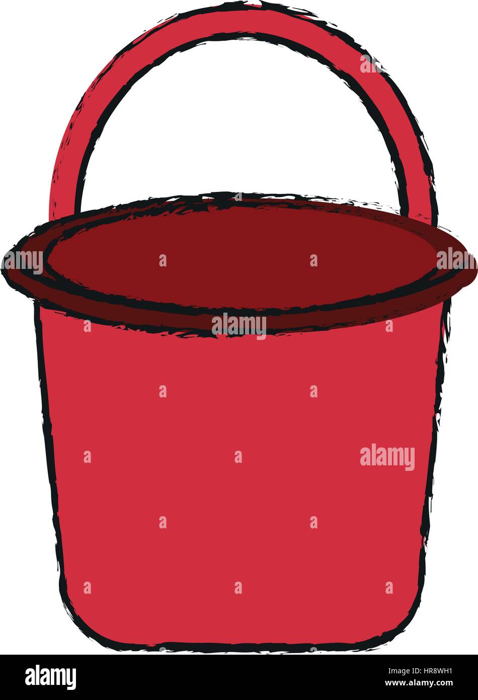 bucket with handle icon image Stock Vector Image & Art - Alamy
