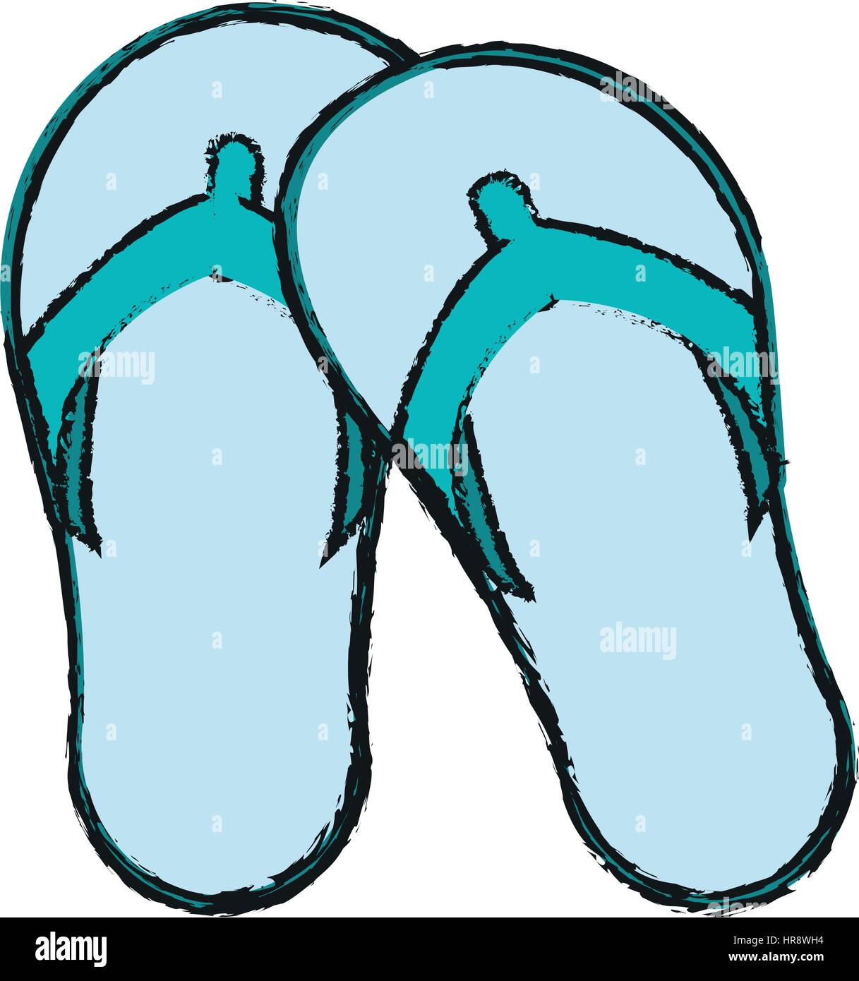 flip flops icon image Stock Vector Image & Art - Alamy
