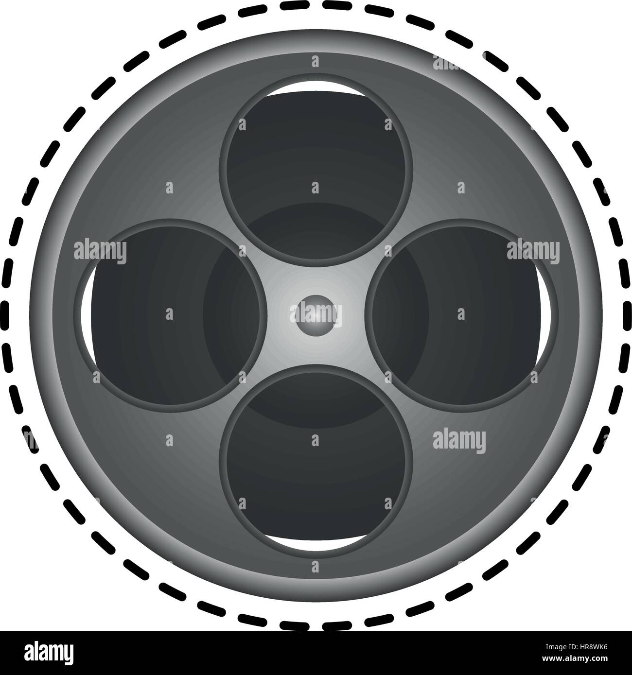 tape reel icon image Stock Vector Image & Art - Alamy