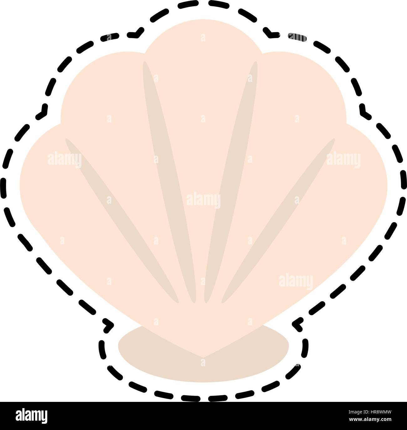 sea shell icon image Stock Vector Image & Art - Alamy