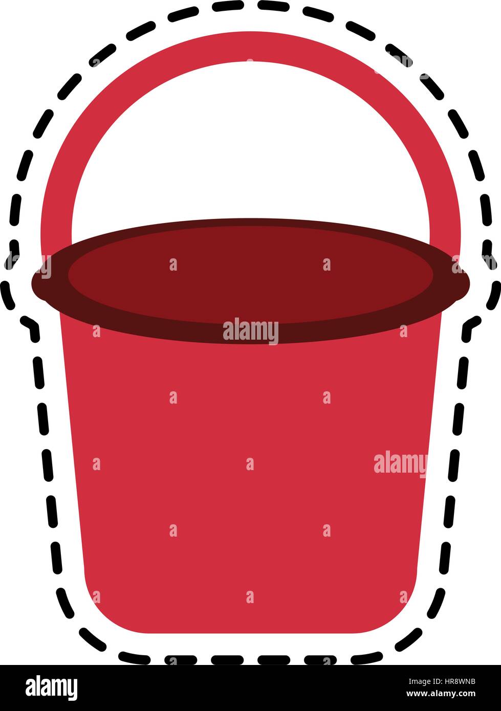 bucket with handle icon image Stock Vector Image & Art - Alamy