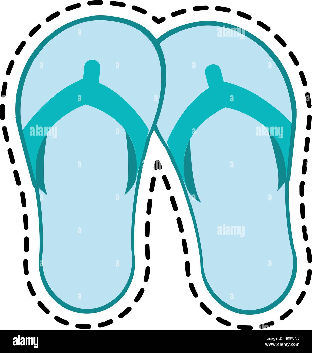flip flops icon image Stock Vector Image & Art - Alamy