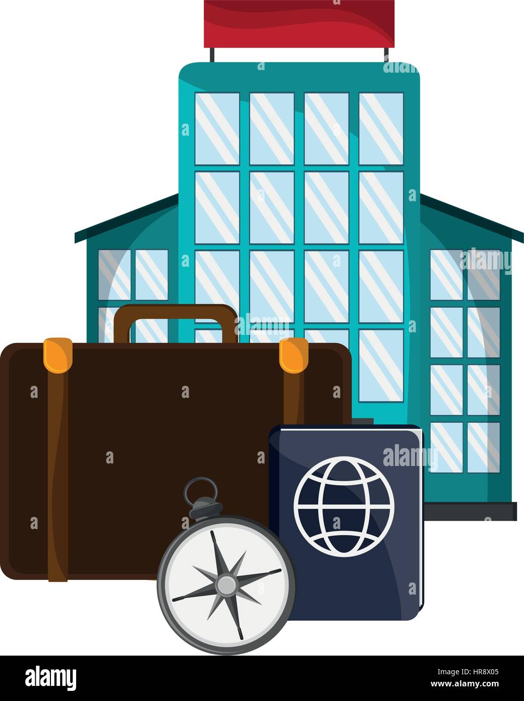 travel briefcase icon Stock Vector Image & Art - Alamy