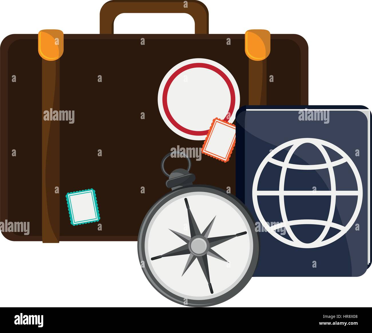 travel briefcase icon Stock Vector Image & Art - Alamy