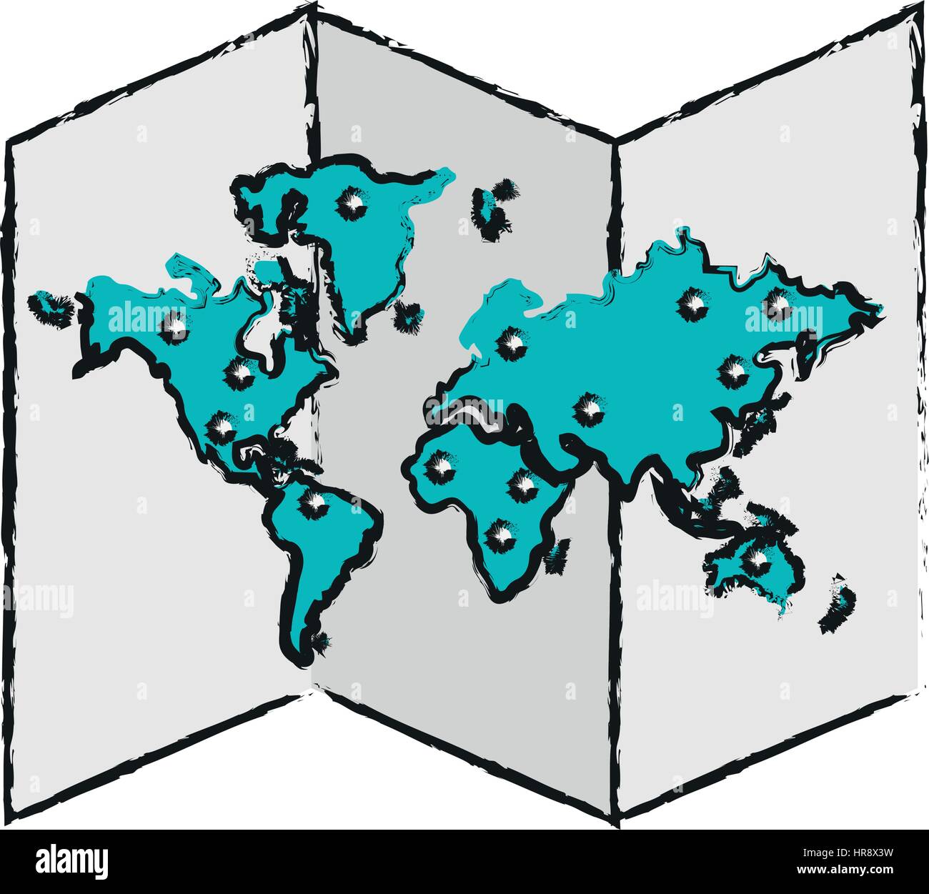 world map icon Stock Vector Image & Art - Alamy