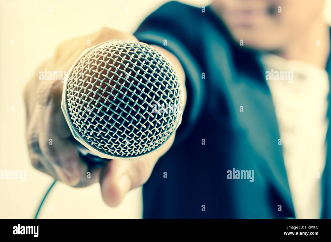Black man male journalist reporter media hi-res stock photography and ...