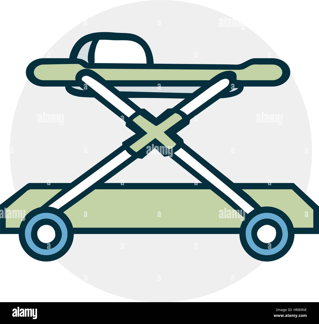 Walkers for baby icon. Illustration of a funny cartoon style Stock ...