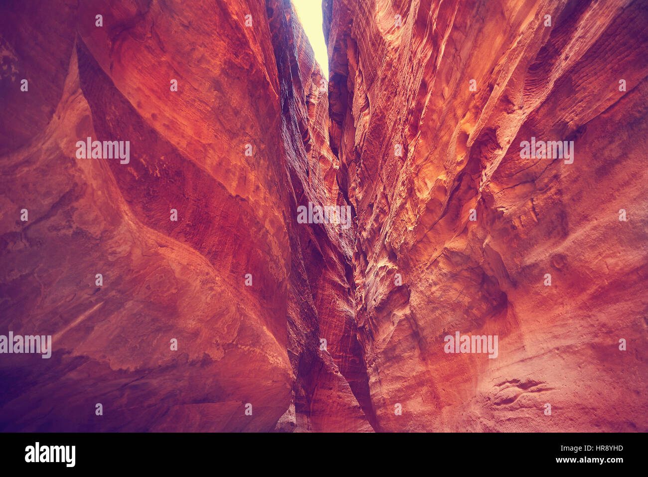 The Sig. Main entrance to the ancient city of Petra. Southern Jordan ...