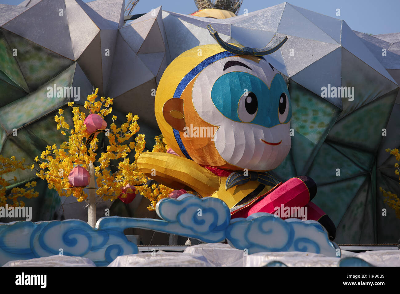 Chinese zodiac replica of Sun wukong, the mythological monkey king at ...