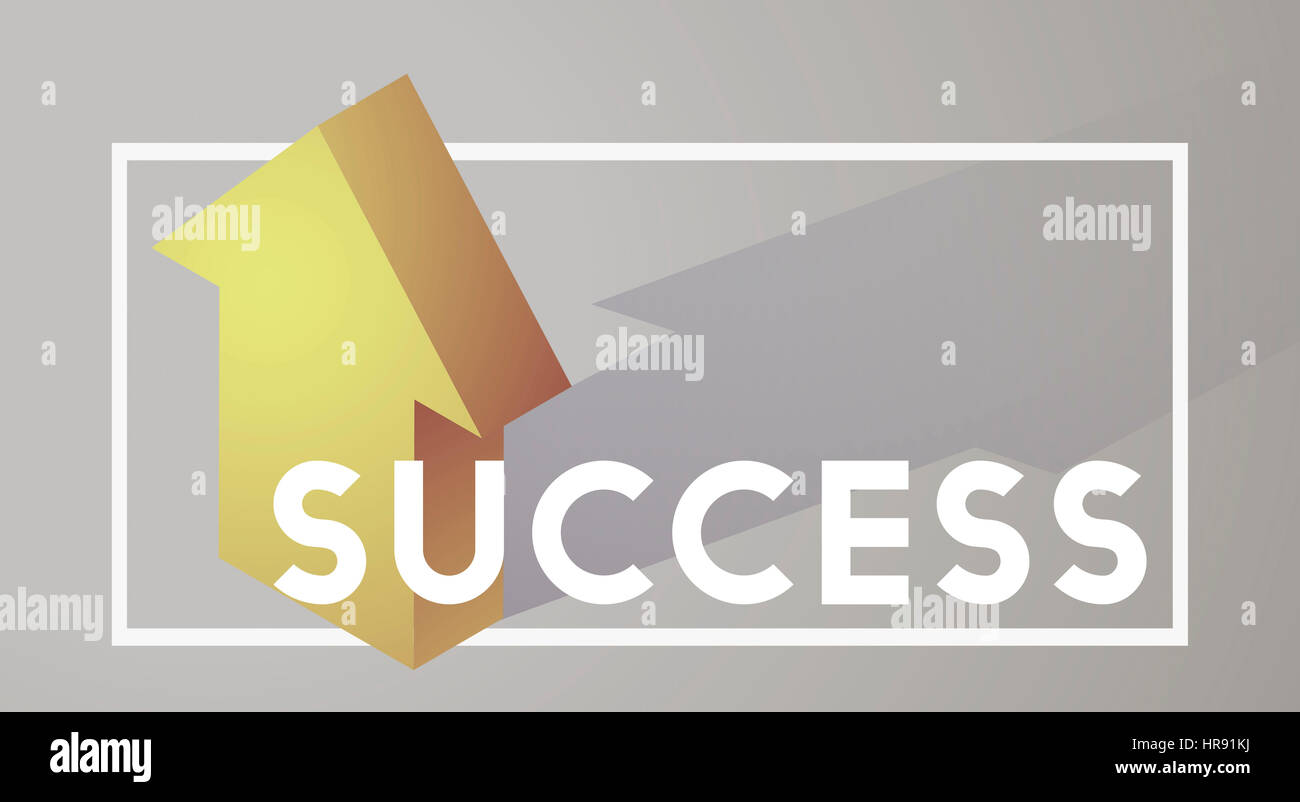 Arrow up Icon Success Increase Concept Stock Photo - Alamy