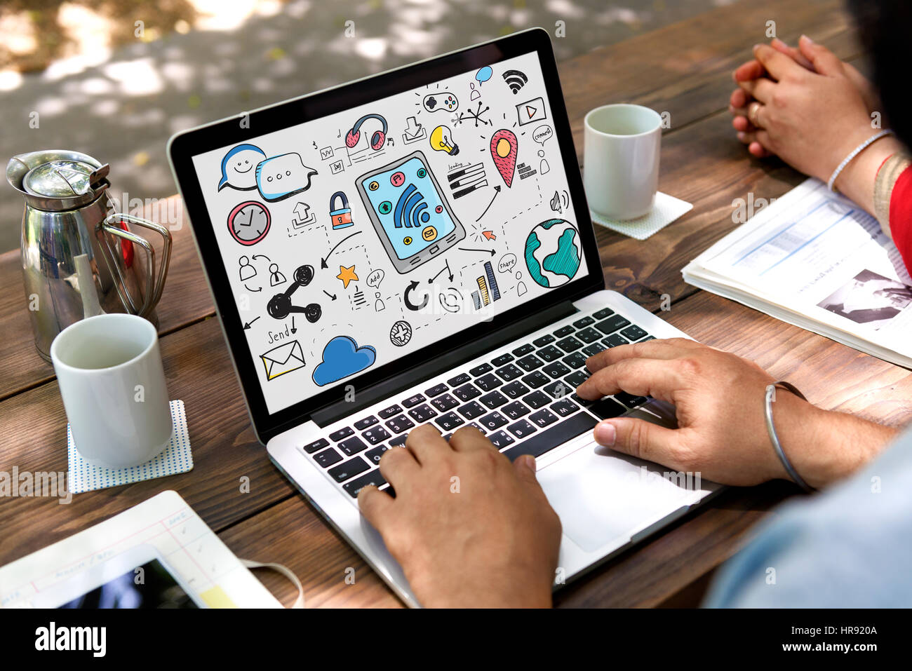 Technology Digital Evolution Innovation Internet Concept Stock Photo ...