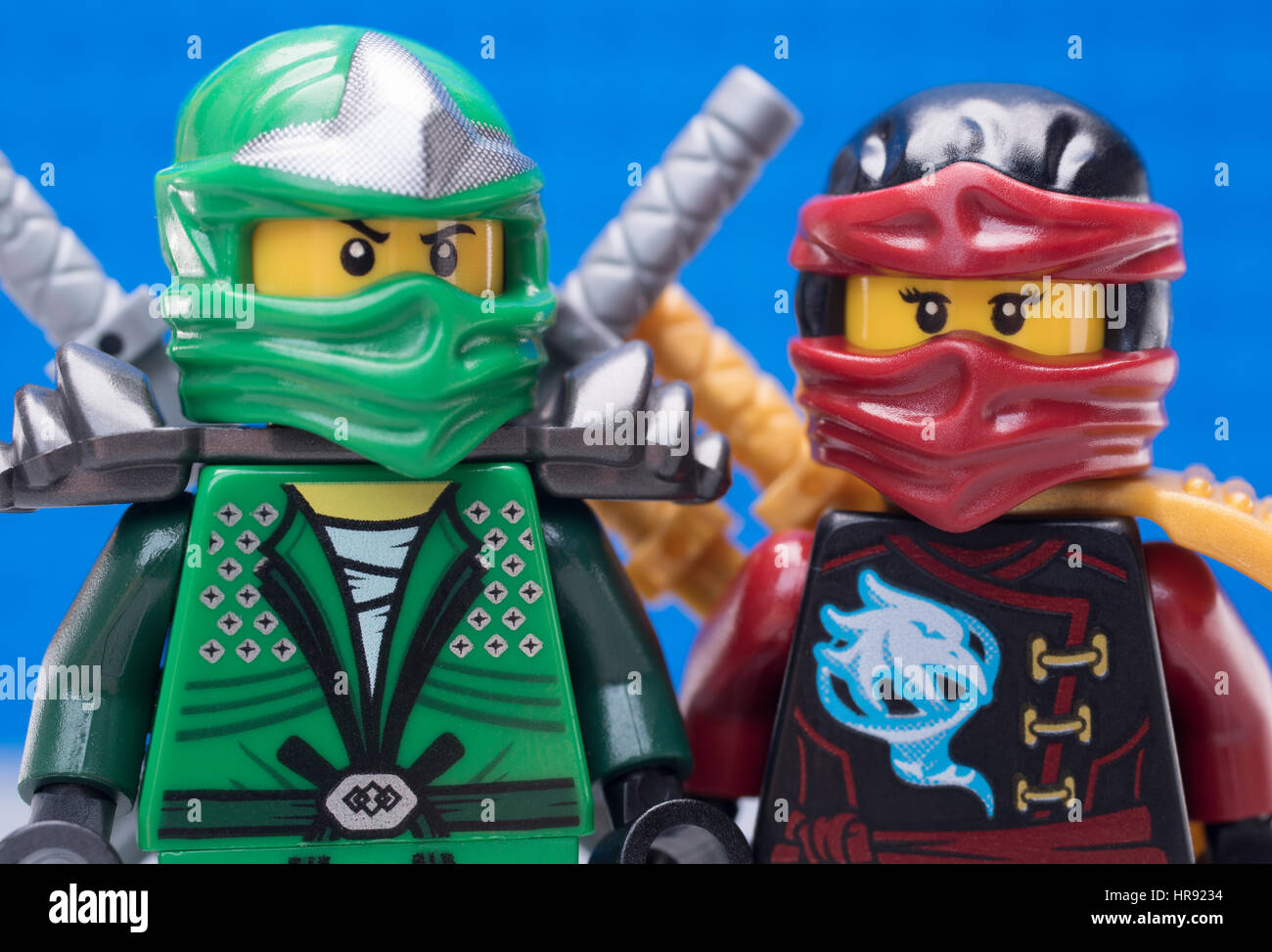 Lego Ninjago Minifigure Stock Photo - Alamy