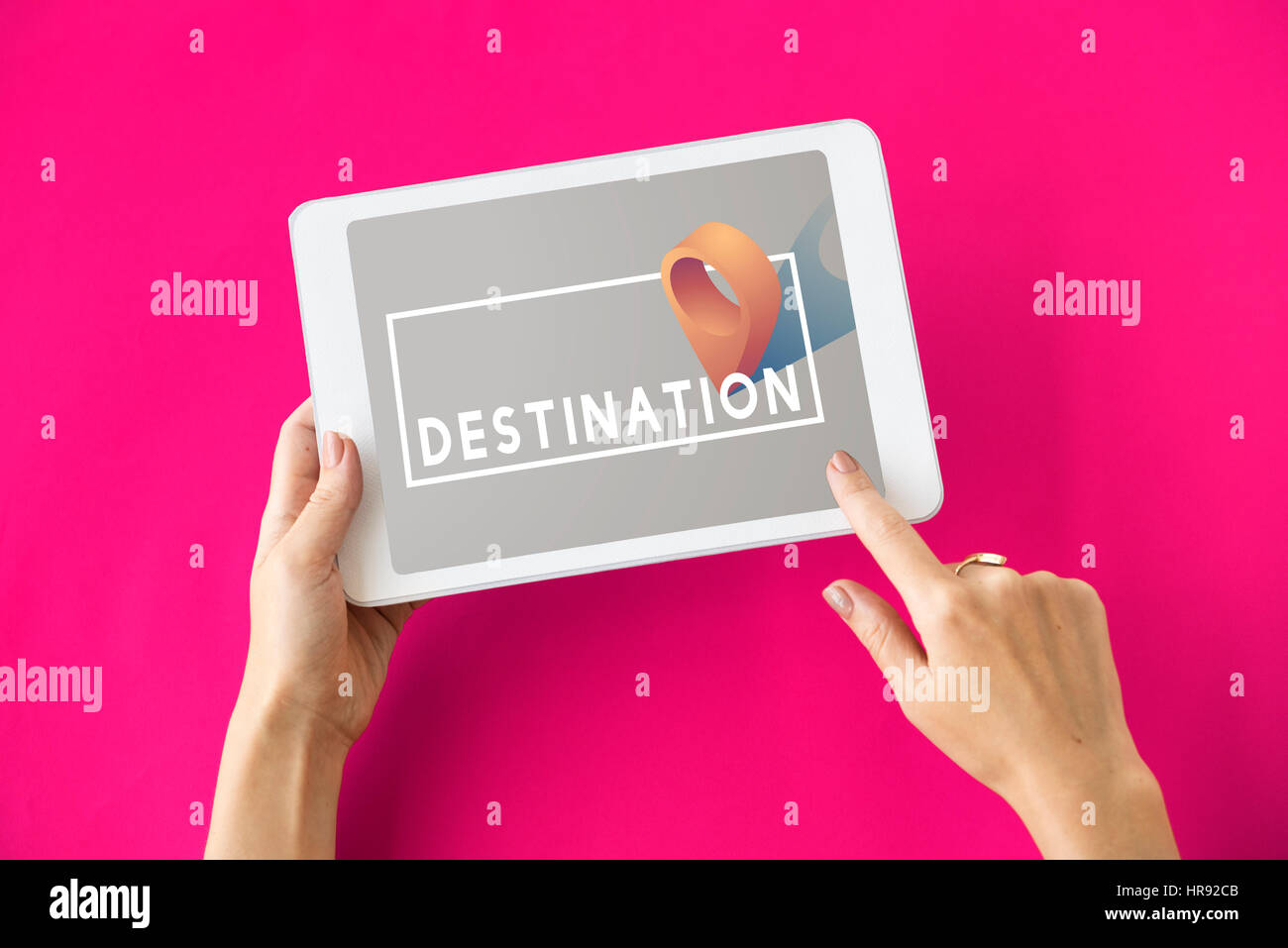 Map Location Destination Navigation Directions Stock Photo - Alamy