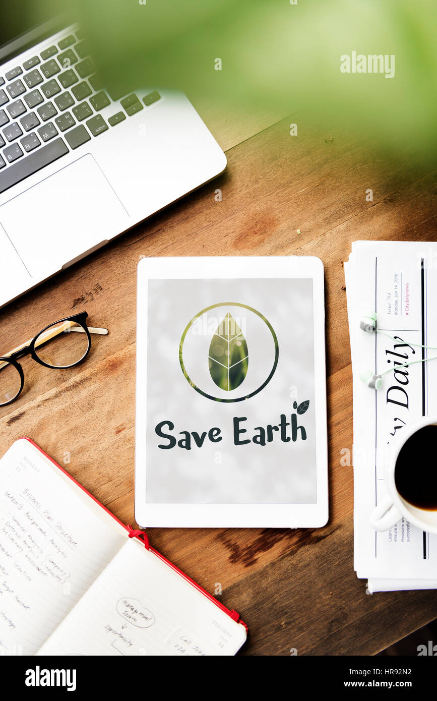 Ecology Environment Save Earth Organic Stock Photo - Alamy