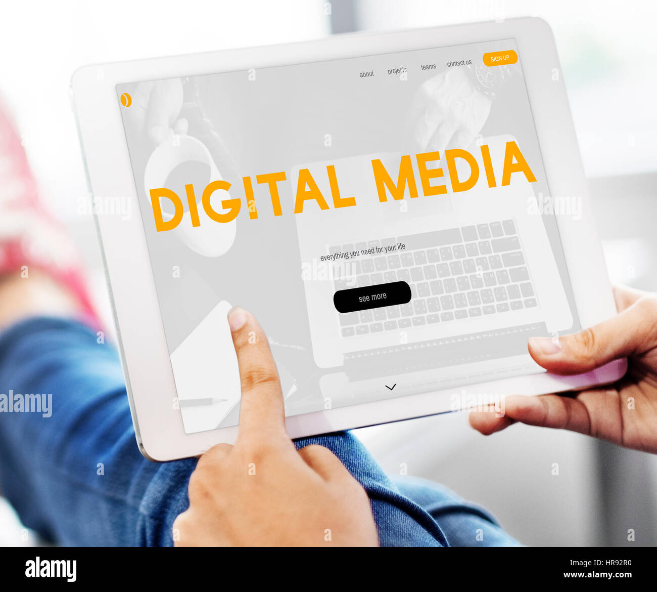 Internet Technology Social Media Concept Stock Photo - Alamy