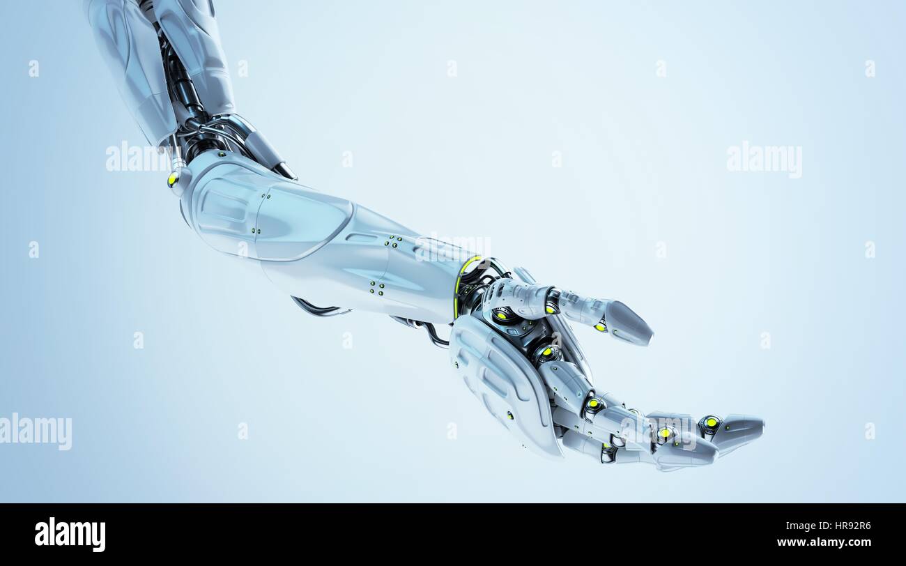 Stylish robotic arm Stock Photo - Alamy