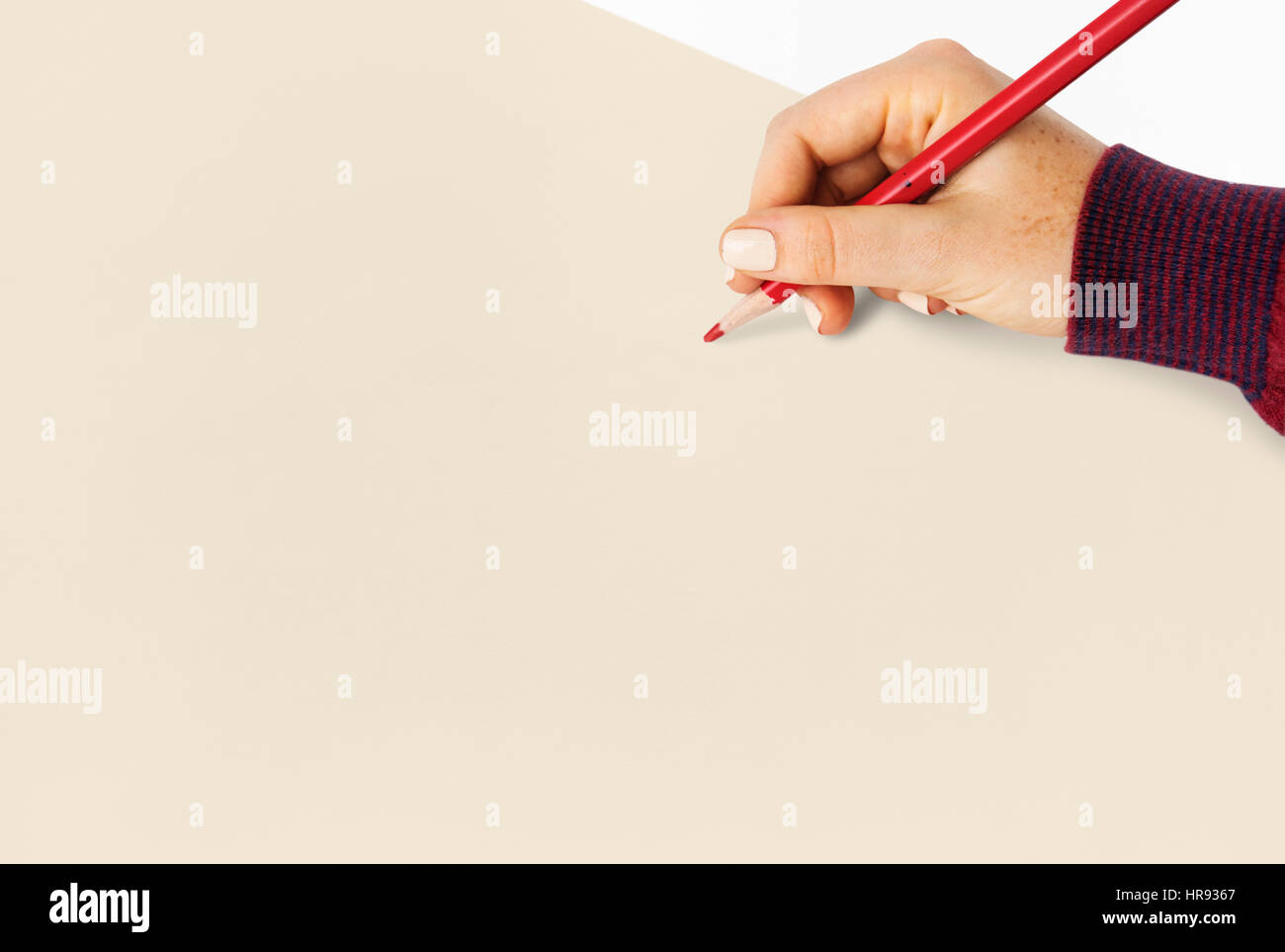 Hand Pencil Drawing Sketching Creative Stock Photo - Alamy
