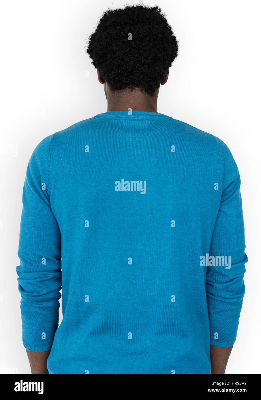 African Descent Back Facing Concept Stock Photo - Alamy