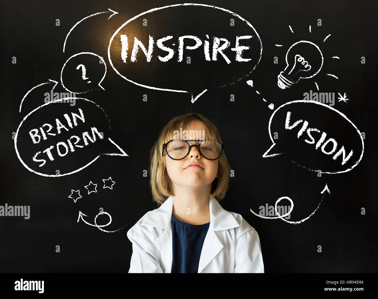 Inspiration Creative Ideas Brainstorming Concept Stock Photo - Alamy