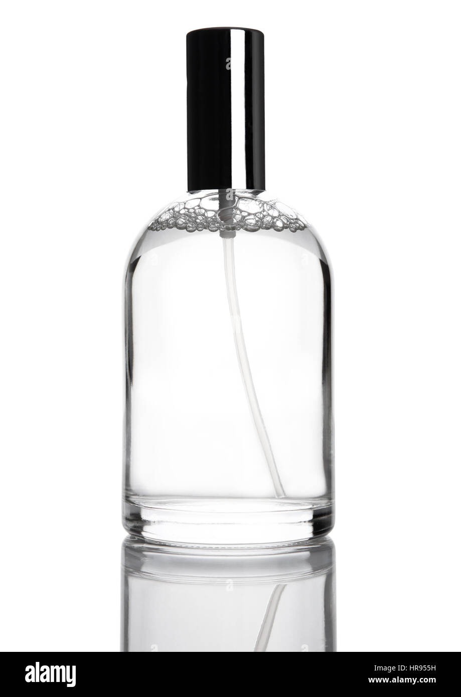 Full jar of perfume with reflection on white background Stock Photo - Alamy