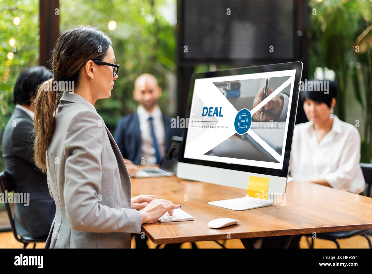 Contract fair agreement webpage interface Stock Photo - Alamy