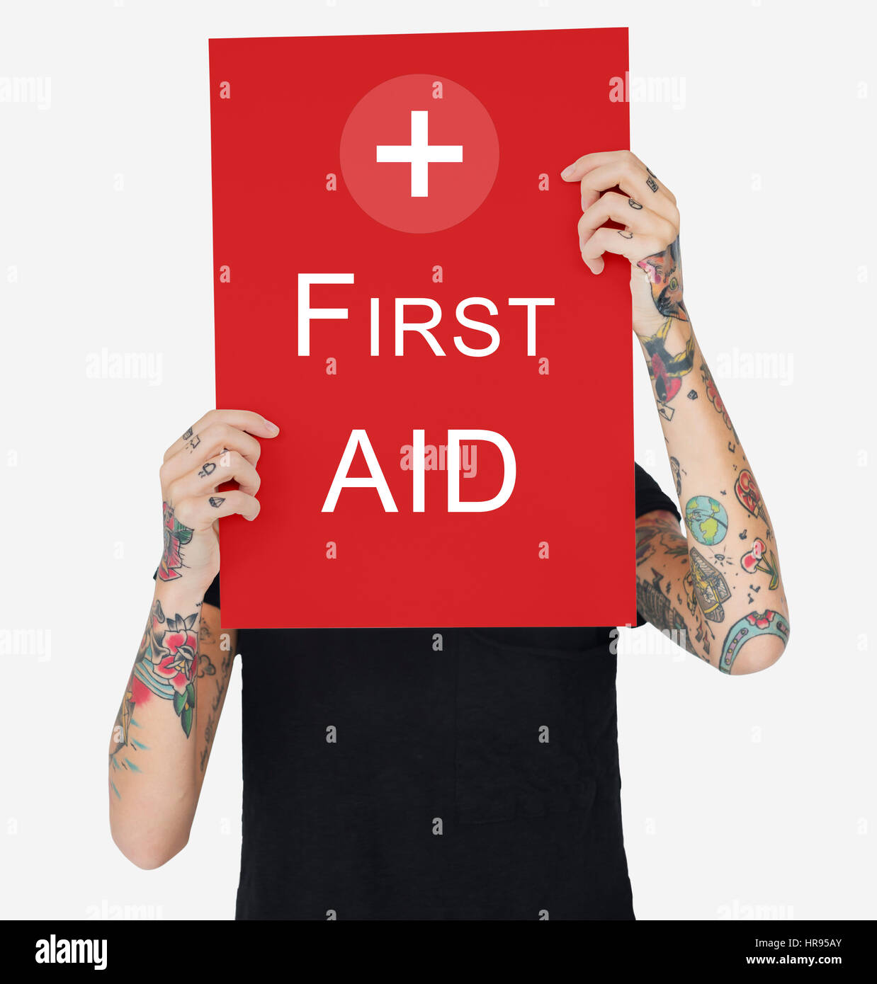 Cross First Aid Paramedic Medication Accidental Emergency Concept Stock ...