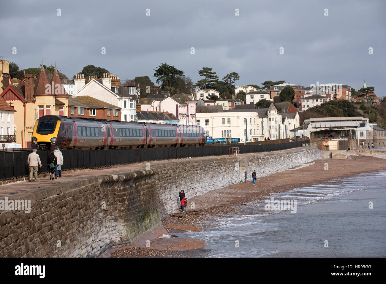Seaside trains transport hi-res stock photography and images - Alamy