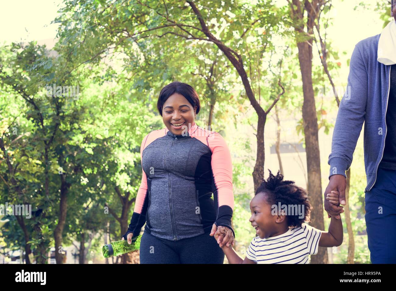 Exercise Activity Family Outdoors Vitality Healthy Stock Photo - Alamy