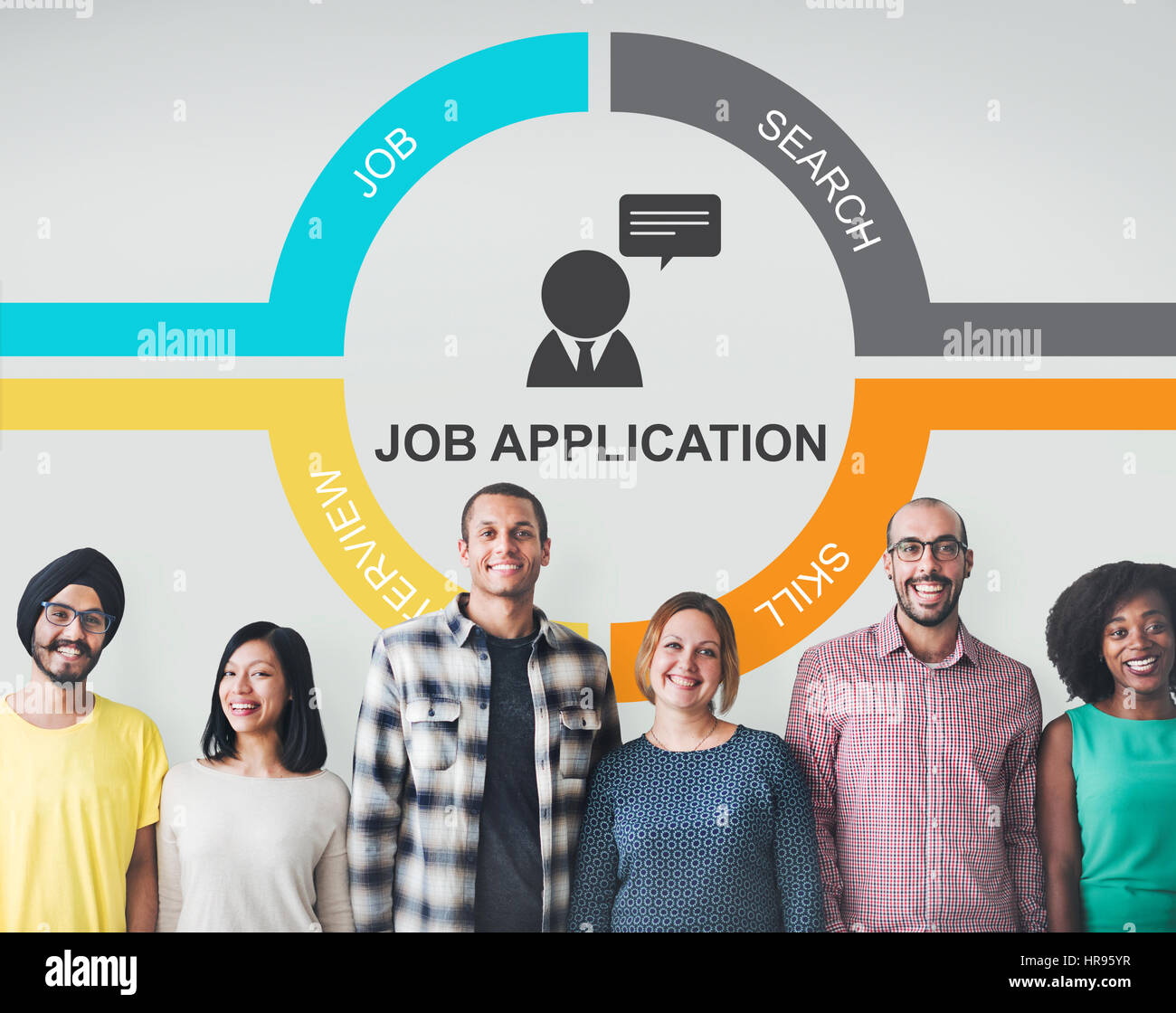 Job Team Join Work Hiring Hired Employed Concept Stock Photo - Alamy