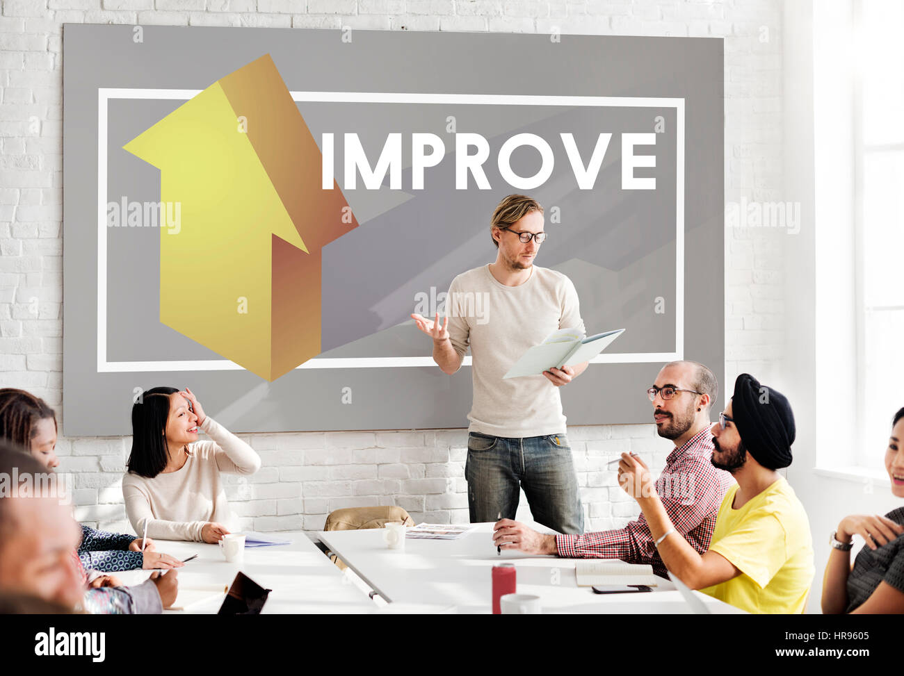 Arrow up Icon Success Increase Concept Stock Photo - Alamy