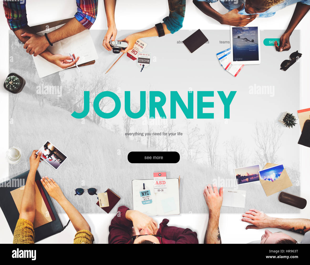 Adventure Destination Holiday Journey Tour Vacation Explore Trip Stock ...