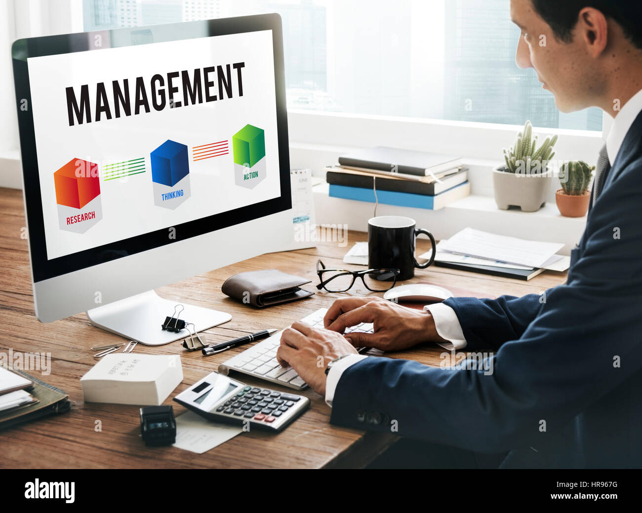 Business System Development Diagram Concept Stock Photo - Alamy