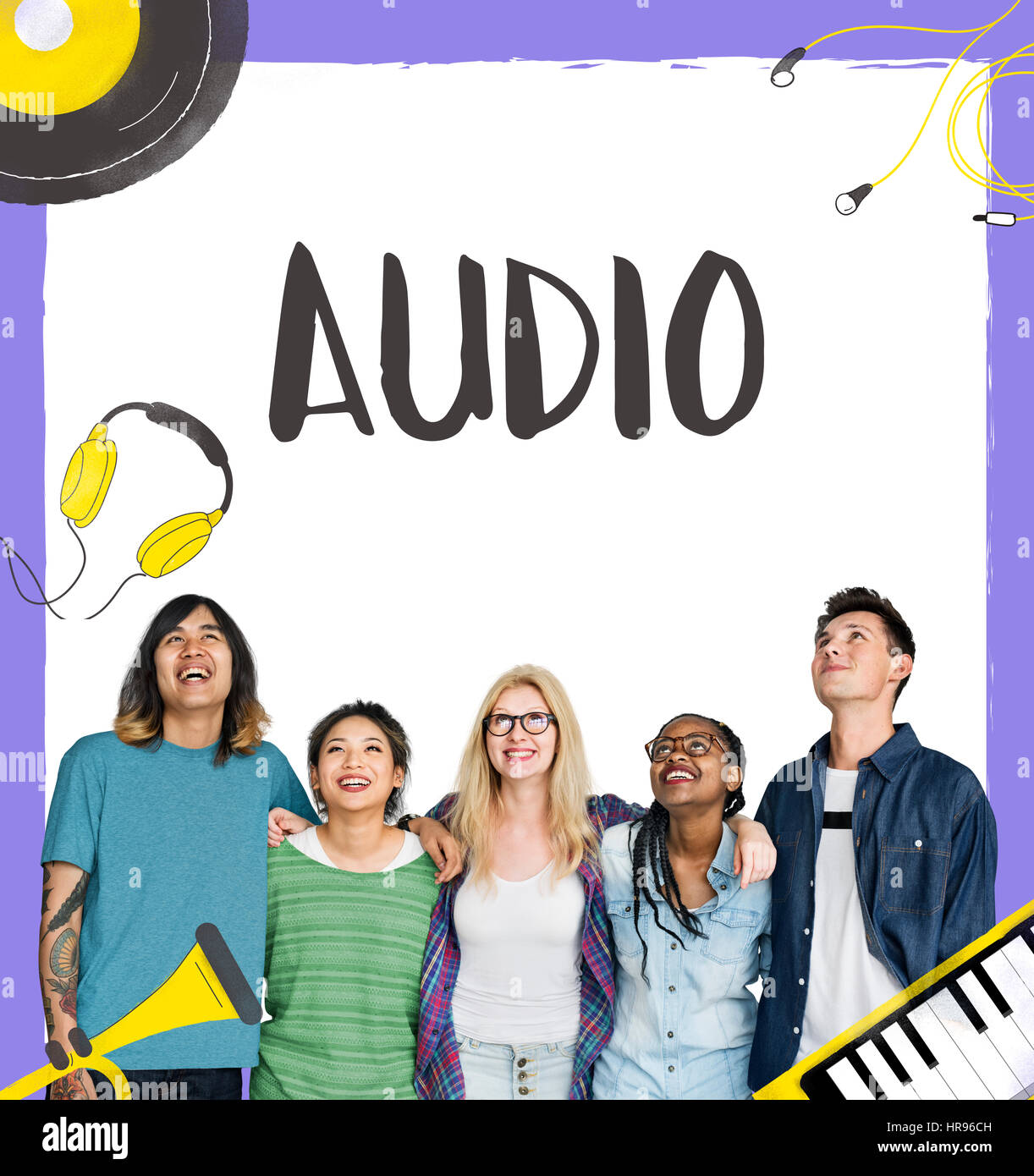 Entertainment audio streaming music recreational Stock Photo - Alamy