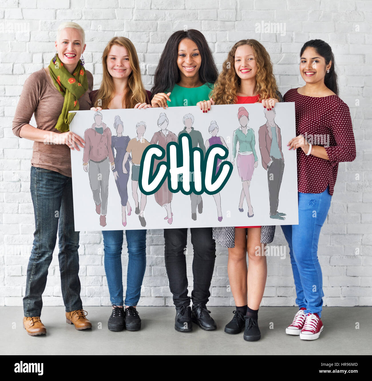 Style Trends Fashion Design Classy Chic Concept Stock Photo - Alamy