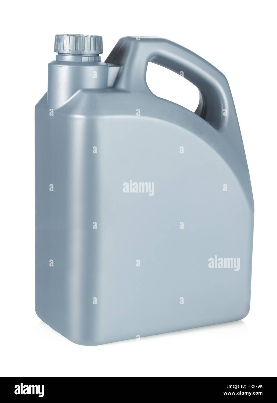 Plastic Motor Oil Container on White Background Stock Photo - Alamy