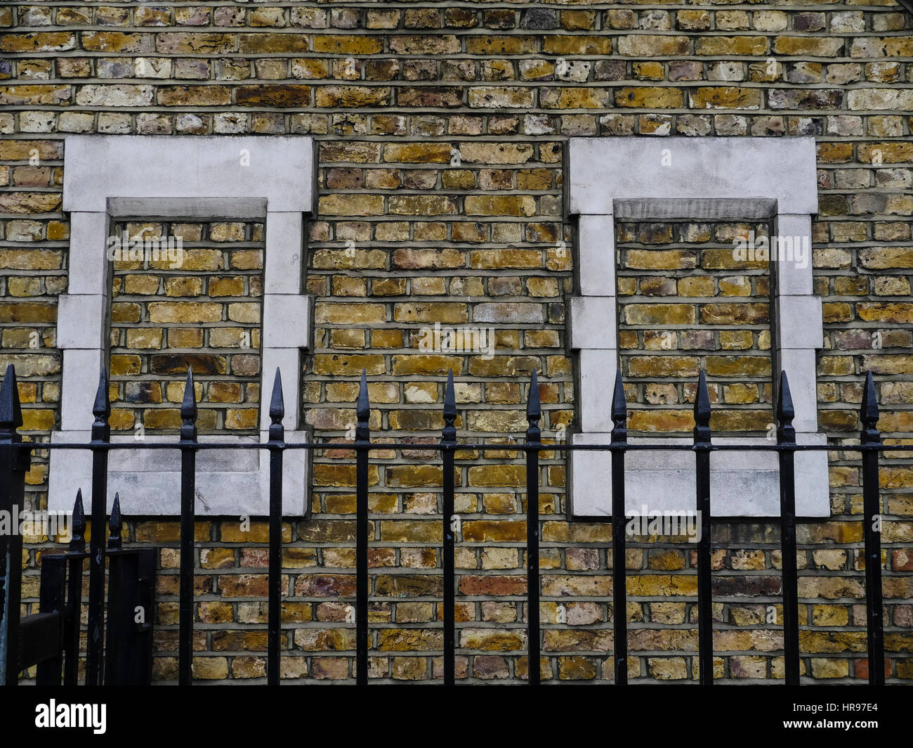 Bricked Up Windows Stock Photo - Alamy
