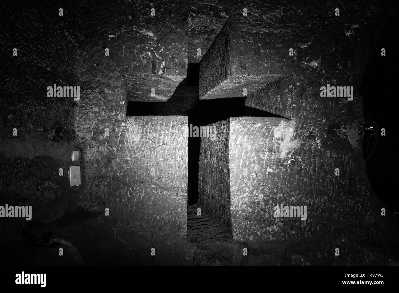 The salt cathedral Black and White Stock Photos & Images - Alamy
