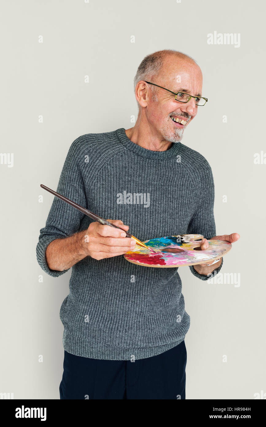 Creative people artist lifestyle senior hi-res stock photography and ...